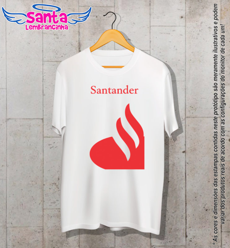 Camiseta Personalizada Santander 1 COD 6489